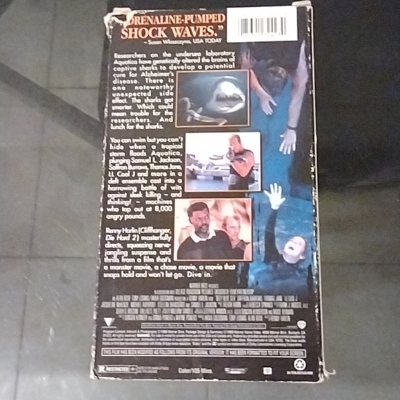 Warner Bros. | Other | Deep Blue Sea Vhs Tape | Poshmark